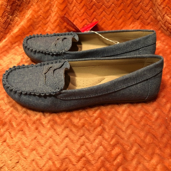 dexflex comfort | Shoes | Dexflex Comfort Womens Denim Loafers | Poshmark